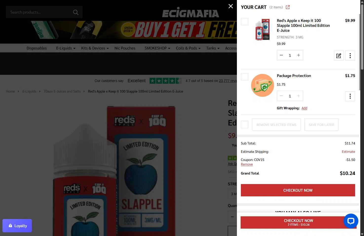 EcigMafia Promo Codes - 75% Off (+16 Codes) May 2026