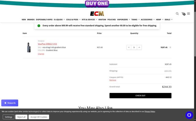 ECM Vape Discount Codes - 15% Off (3 Verified) Sep 2025