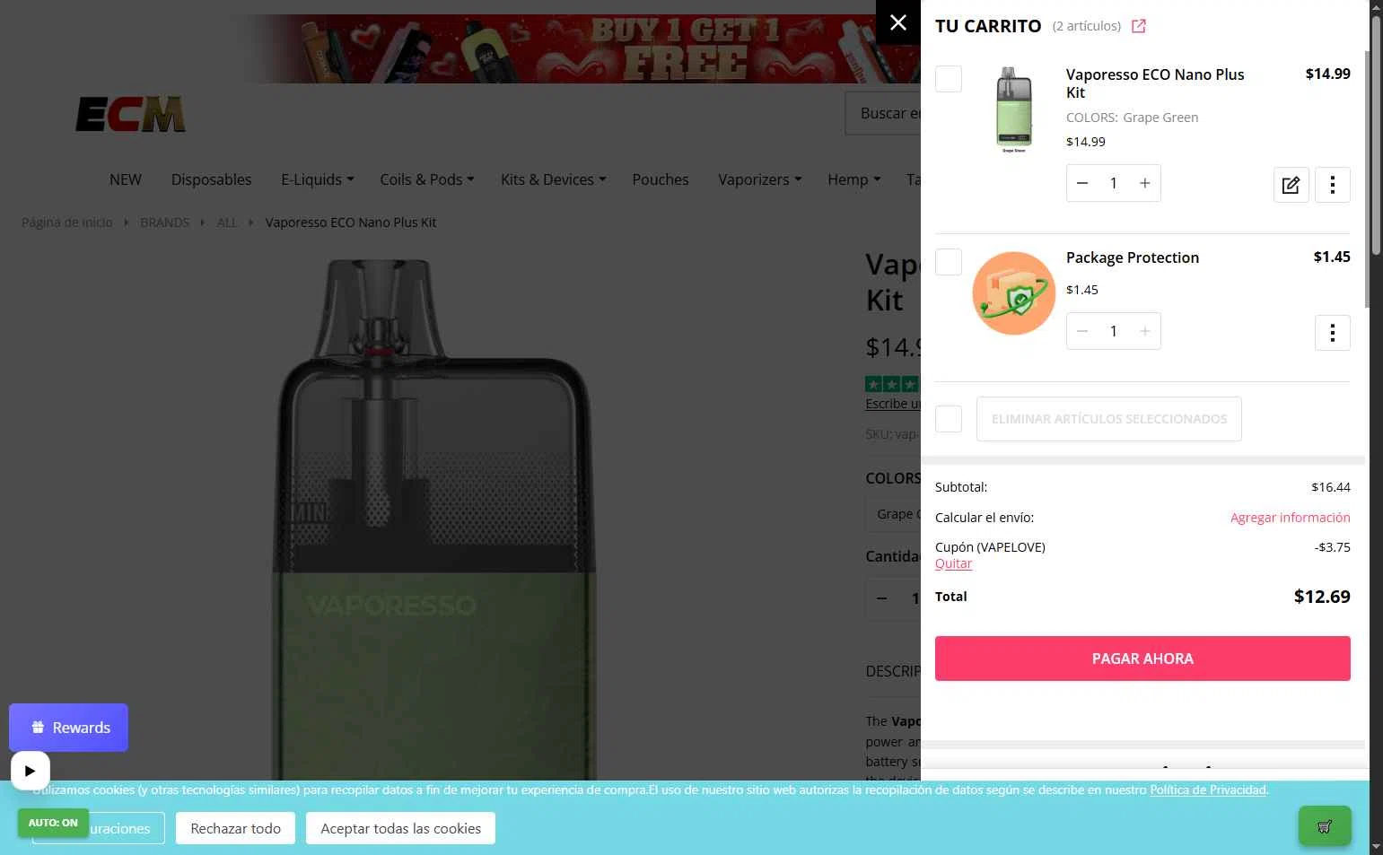 ECM Vape Promo Codes - 15% Off (3 Verified) Mar 2026