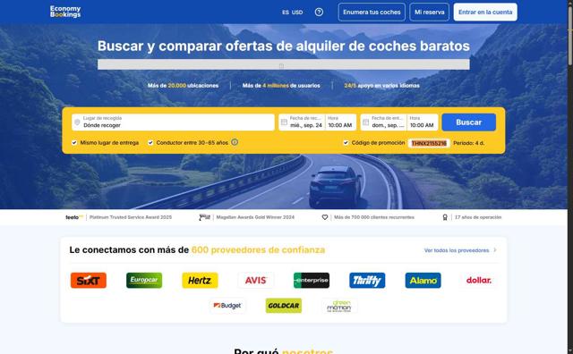 EconomyBookings.com Promo Codes - 5% Off Oct 2025