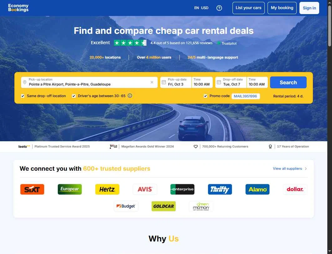 EconomyBookings.com Promo Code - 5% Off Nov 2025