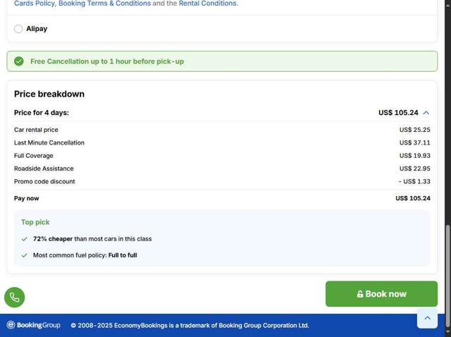 EconomyBookings.com Promo Codes - 5% Off Oct 2025