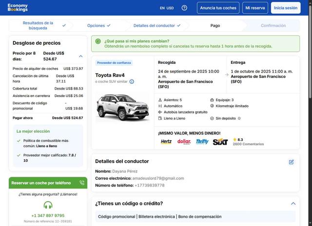 EconomyBookings.com Promo Codes - 5% Off Oct 2025