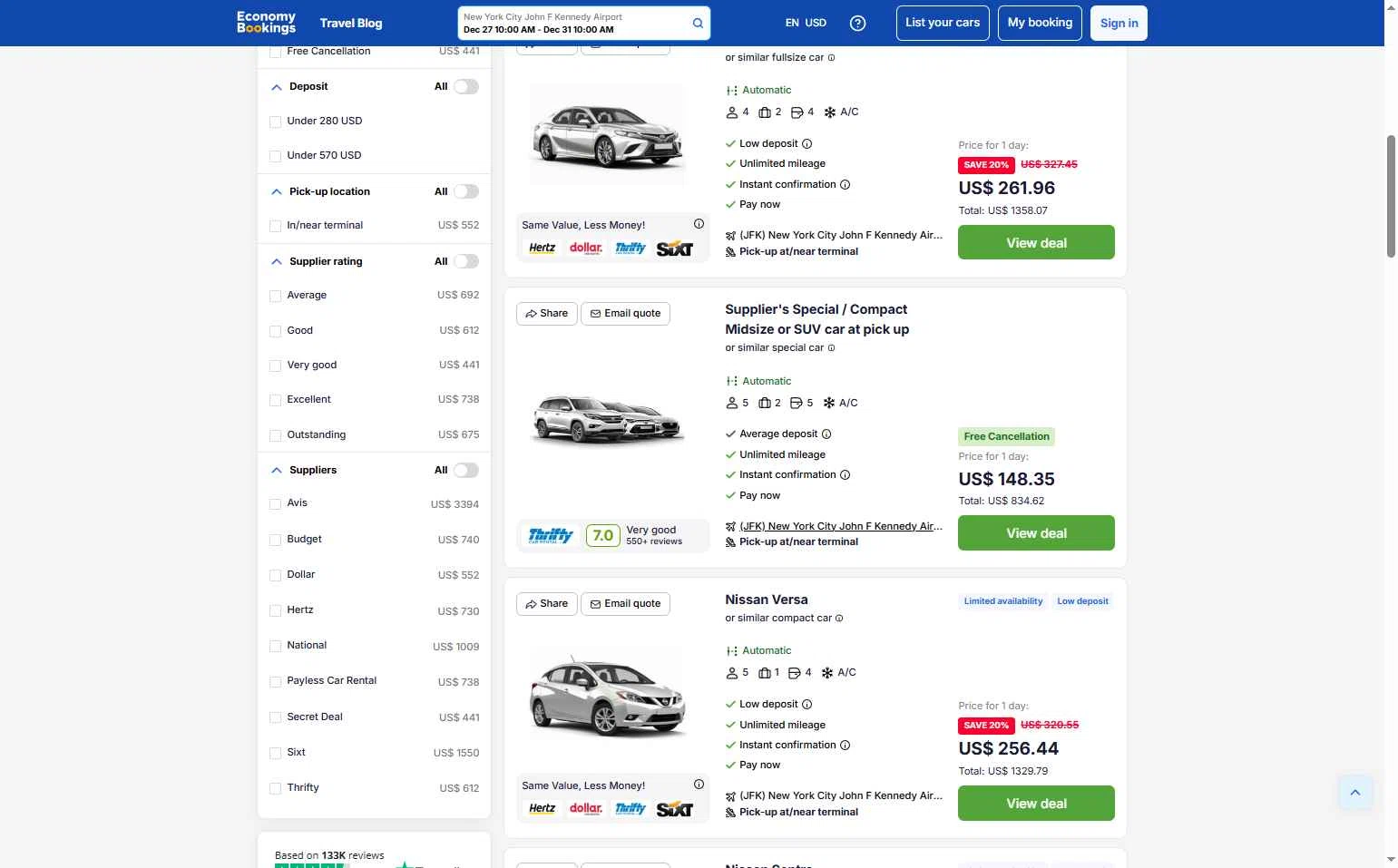 EconomyBookings.com Promo Code - 5% Off Jan 2026