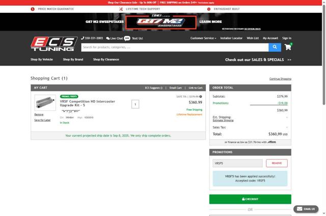 ECS Tuning Promo Codes (2 Verified) - 5% Off w/Code Oct 2025