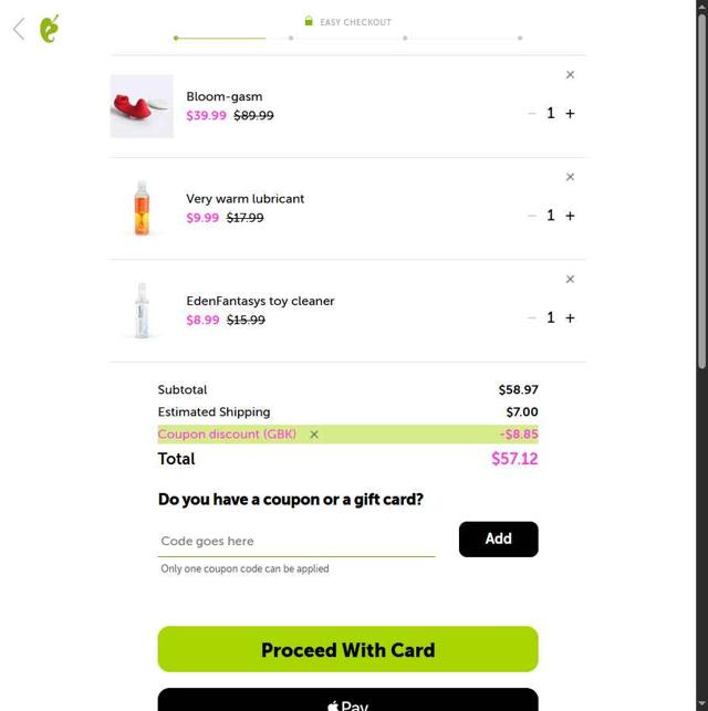 EdenFantasys Promo Codes - 60% Off (Verified) Oct 2025