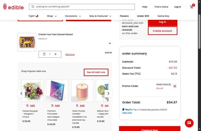 Edible Arrangements Promo Codes - $5 Off Aug 2025