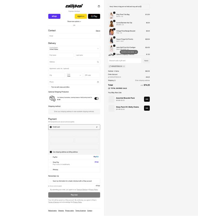 edikted Promo Codes (663 Verified) - 10% Off w/Code Sep 2025
