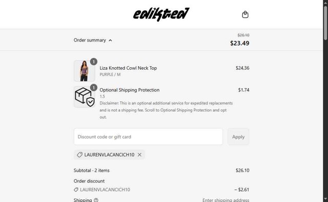 edikted Promo Codes (9 Verified) - 10% Off Sitewide Jun 2025