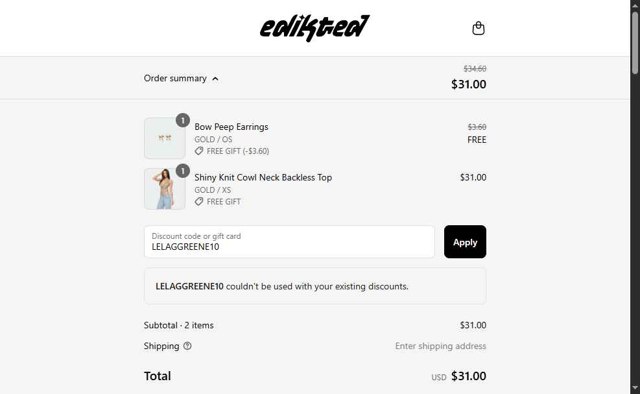 edikted Promo Codes (9 Verified) - 10% Off Sitewide Jun 2025