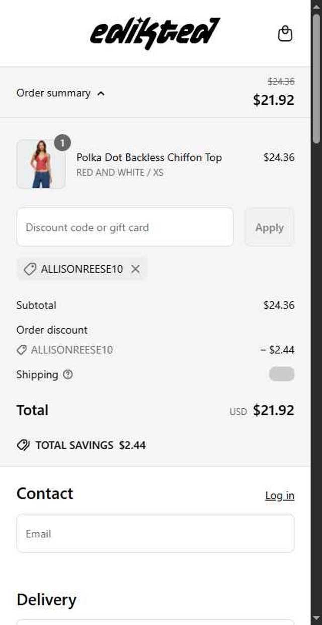 edikted Discount Codes (9 Verified) - 10% Off Apr 2025