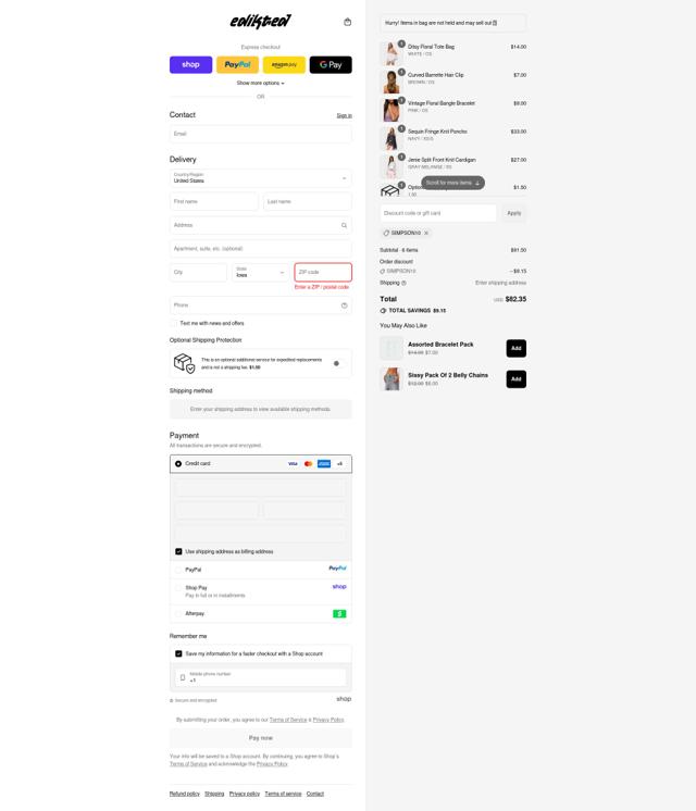 edikted Promo Codes (662 Verified) - 10% Off w/Code Sep 2025