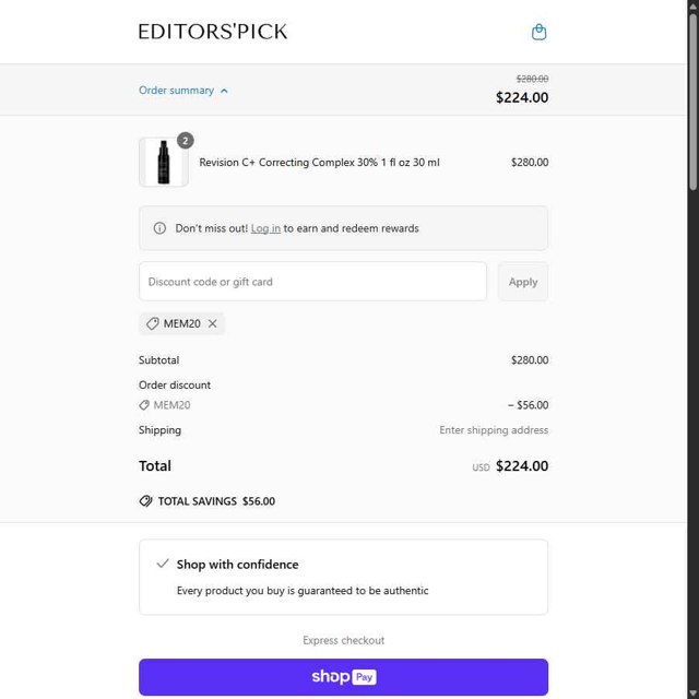 Editors Pick Coupon Code
