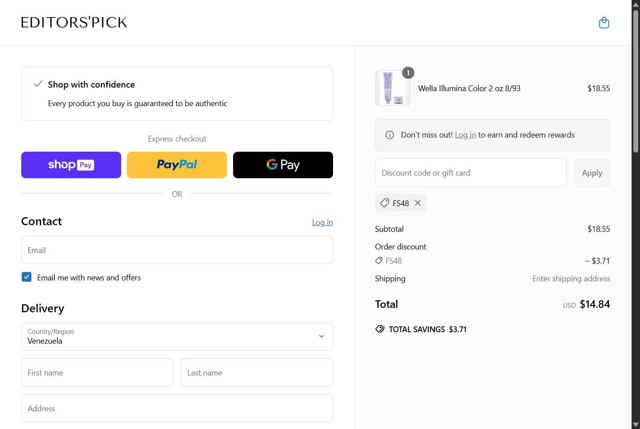 Editors Pick Coupon Code