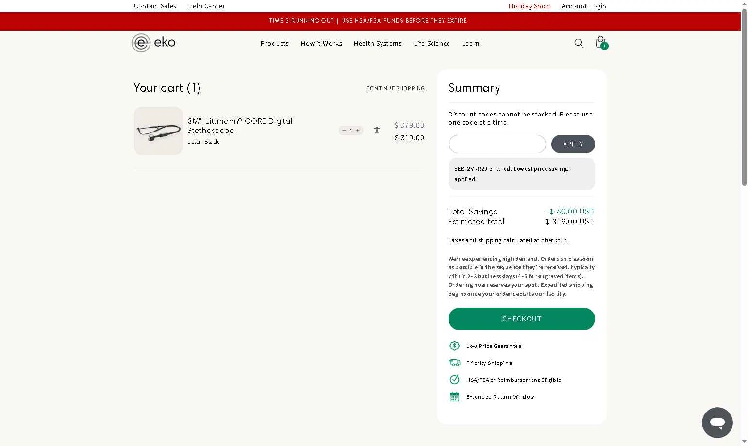 Eko Health Promo Codes - $80 Off (4 Verified) Jan 2026