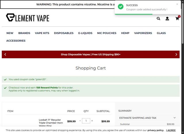 Element Vape Coupon Codes (9 Verified) - 40% Off May 2025