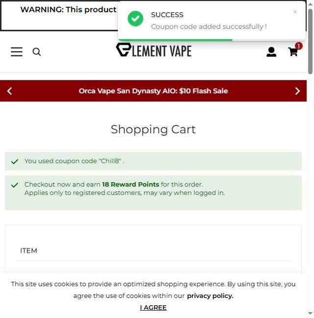 Element Vape Coupon Codes (9 Verified) - 40% Off May 2025