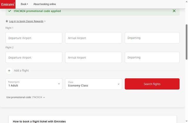 Emirates Promo Codes - $100 Off (6 Verified) Oct 2025