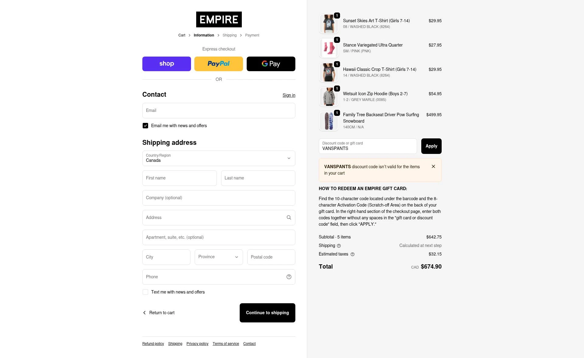 Empire Discount Codes - 20% Off (4 Verified) Oct 2025