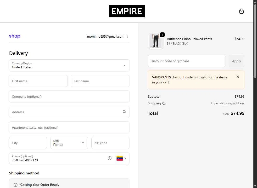 Empire Promo Codes - 20% Off (3 Verified) Jan 2026