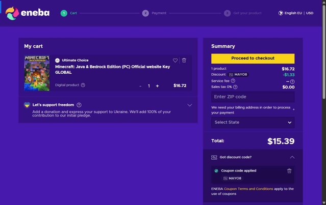 Eneba Promo Codes (2 Verified) - 10% Off w/Code Jun 2025