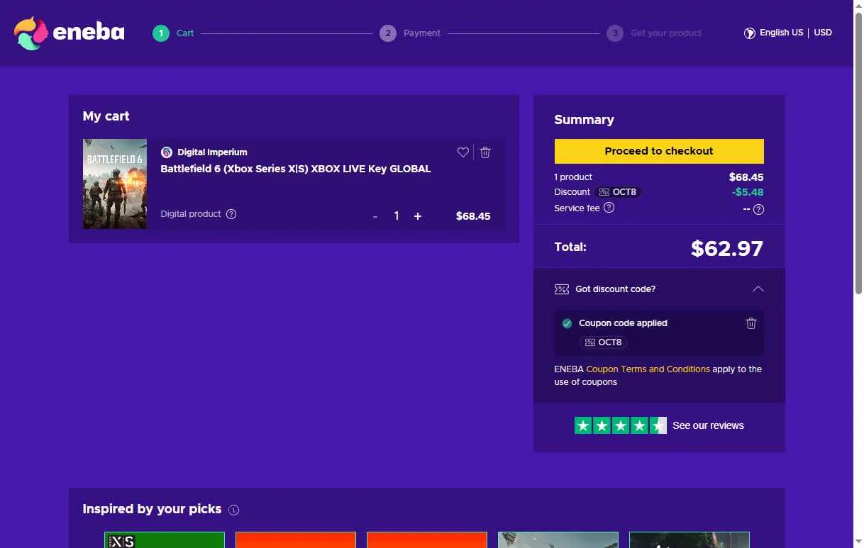 Eneba Promo Codes - 10% Off (5 Verified) Nov 2025