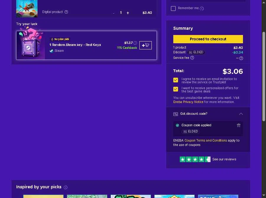 Eneba Promo Codes - 20% Off (3 Verified) Dec 2025