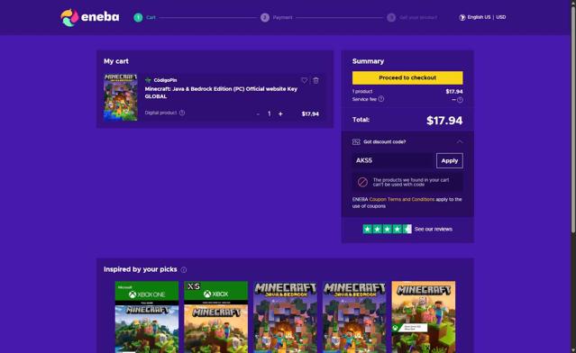 Eneba Promo Codes (2 Verified) - 5% Off w/Code Sep 2025