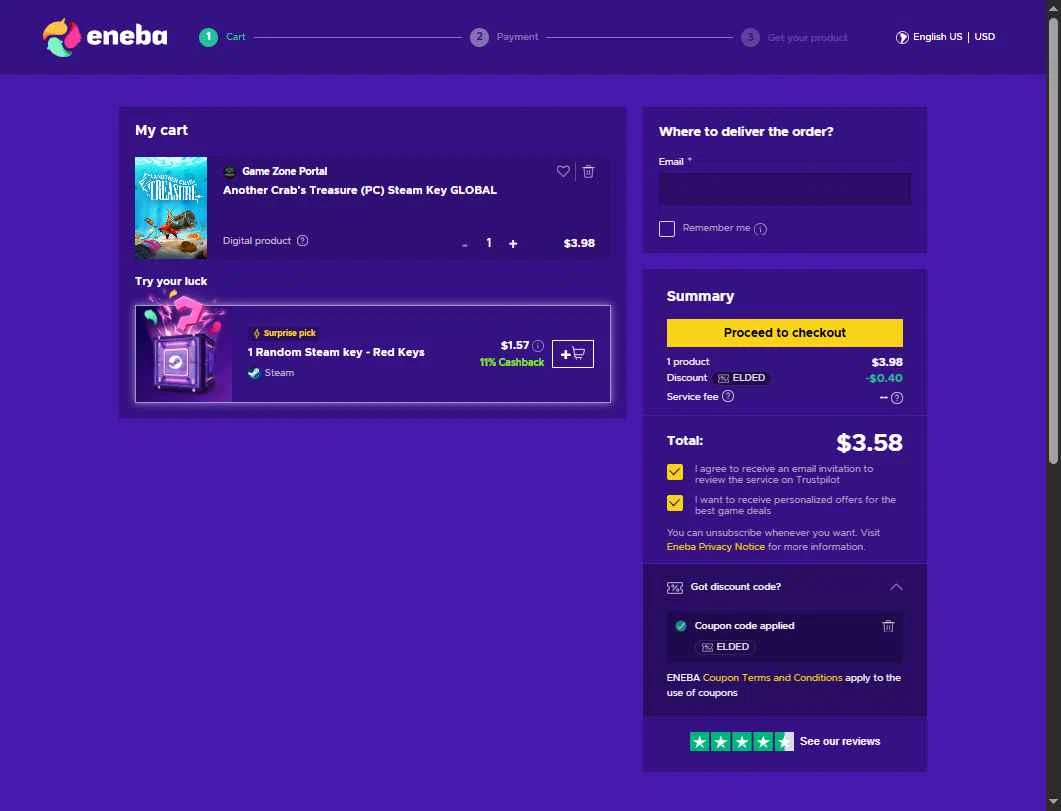 Eneba Promo Codes - 5% Off (5 Verified) Dec 2025