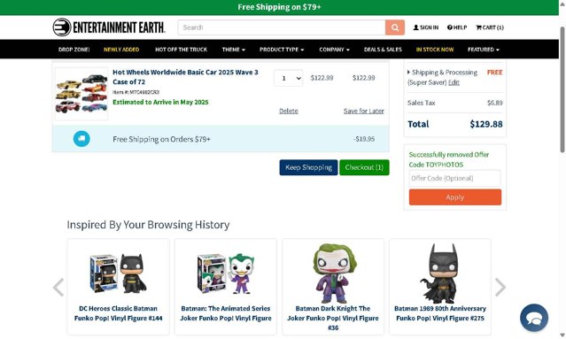 Entertainment Earth Promo Codes - 10% Off Jun 2025