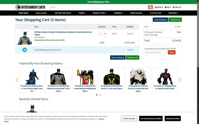 Entertainment Earth Promo Codes - 10% Off Oct 2025