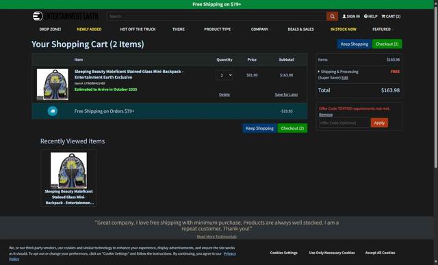Entertainment Earth Promo Codes - 10% Off Sep 2025