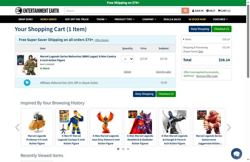 Entertainment Earth Promo Code - 10% Off Dec 2025
