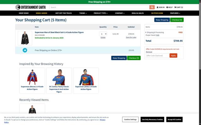 Entertainment Earth Promo Codes - 10% Off Oct 2025