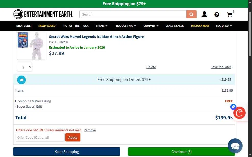 Entertainment Earth Promo Codes - 10% Off Oct 2025
