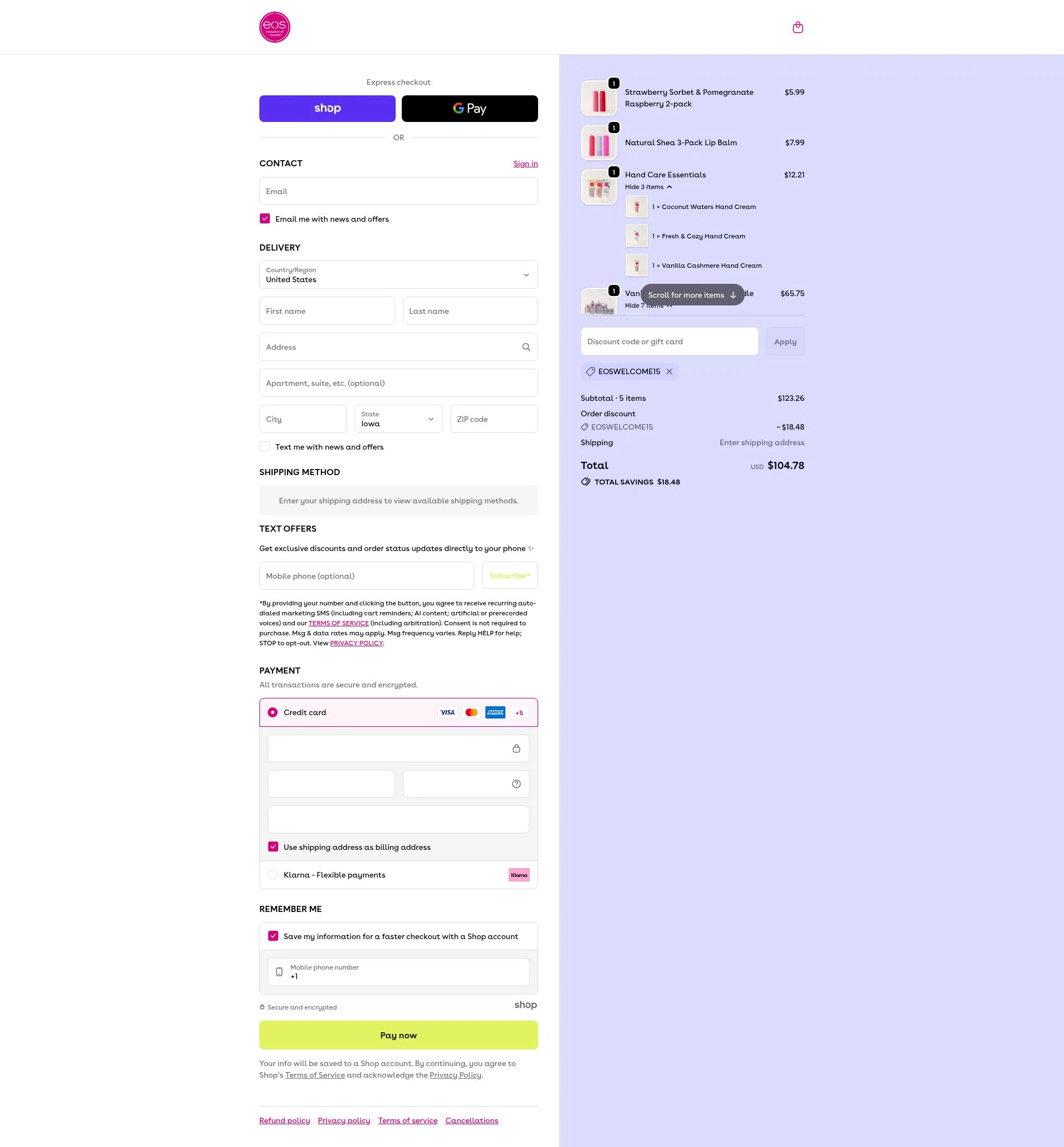 EOS Discount Codes - 15% Off (3 Verified) Nov 2025