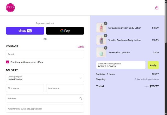 EOS Discount Codes - 15% Off (3 Verified) Aug 2025