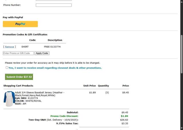 Epic Sports Promo Codes (6 Verified) - $10 Off Oct 2025