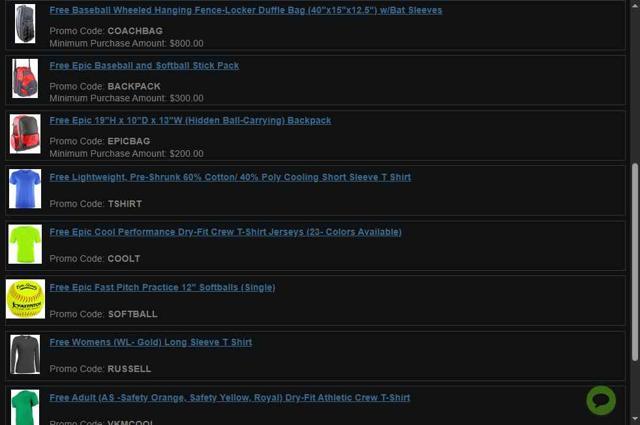 Epic Sports Promo Codes (6 Verified) - $10 Off Oct 2025