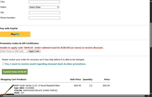 Epic Sports Promo Codes (6 Verified) - $10 Off Oct 2025