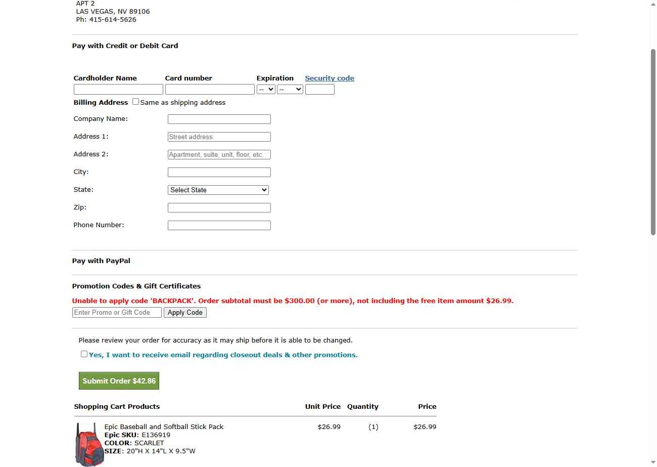 Epic Sports Promo Codes (6 Verified) - $10 Off Oct 2025