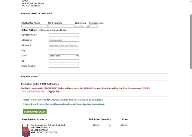 Epic Sports Promo Codes (6 Verified) - $10 Off Oct 2025