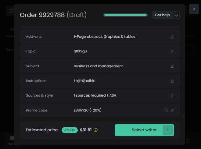 EssayPro.com Promo Codes - 20% Off (Verified) Oct 2025