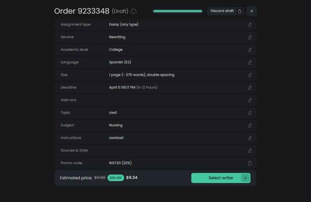 EssayPro.com Promo Codes (1 Verified) - 10% Off May 2025