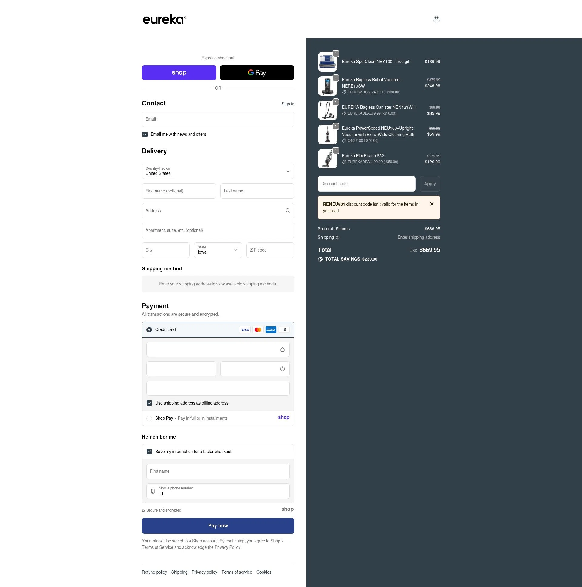 Eureka Promo Codes - 10% Off (11 Verified) Jan 2026
