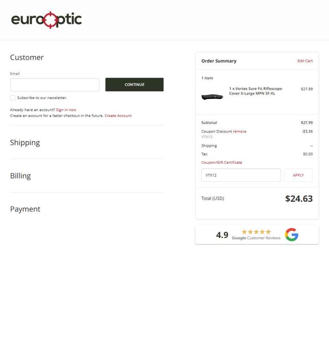 EuroOptic.com Promo Codes (6 Verified) - 10% Off Jun 2025