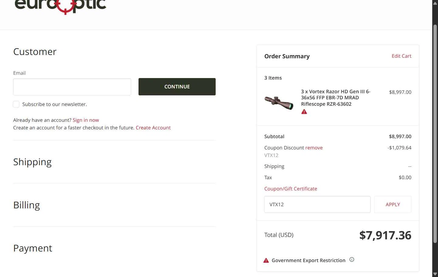 EuroOptic.com Promo Codes - 20% Off (6 Verified) Nov 2025