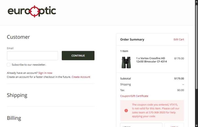 EuroOptic.com Promo Codes (5 Verified) - 10% Off Aug 2025