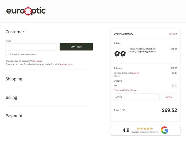 EuroOptic.com Promo Codes (5 Verified) - 15% Off Oct 2025