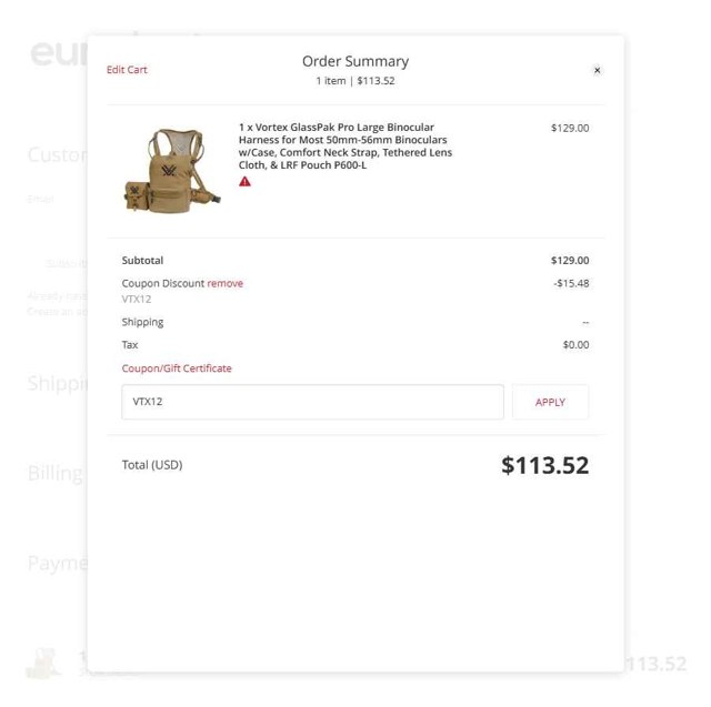 EuroOptic.com Promo Codes (6 Verified) - 10% Off Jun 2025